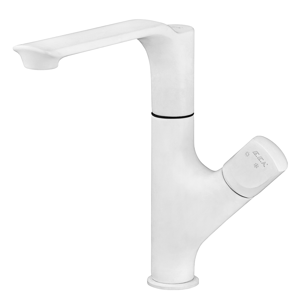 Myra Eviye Bataryası - Mat Beyaz - Su Tasarruflu - Akber Teknik